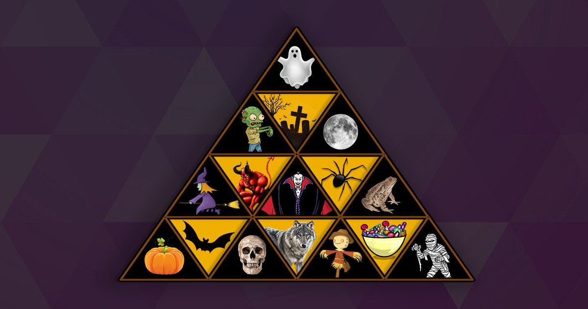 Trivia Triangles: Halloween Words Quiz