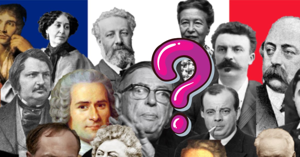 Click Crowds: French Language Writers Quiz - By daran