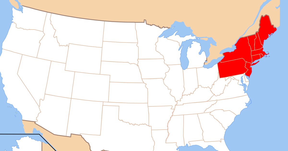 US States: Northeastern region Map Quiz - By papratusa