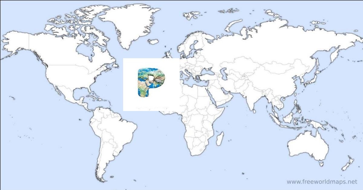'P' Words in Geography Subcategories Quiz - By jimbaz