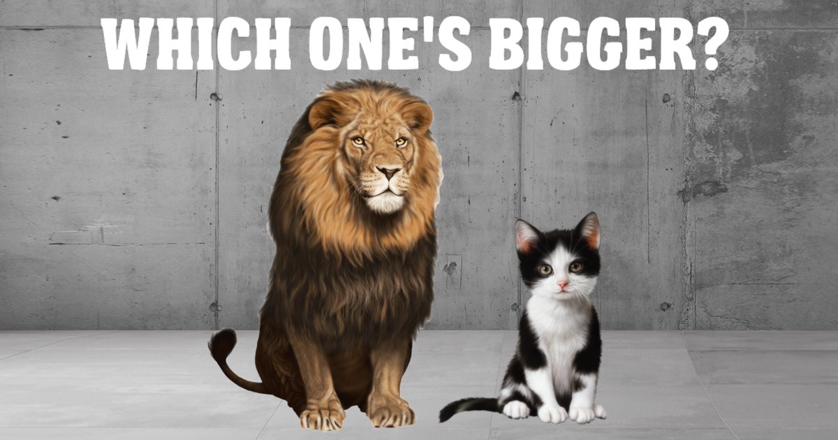 Which One's Bigger? Quiz - By MisterYogurt