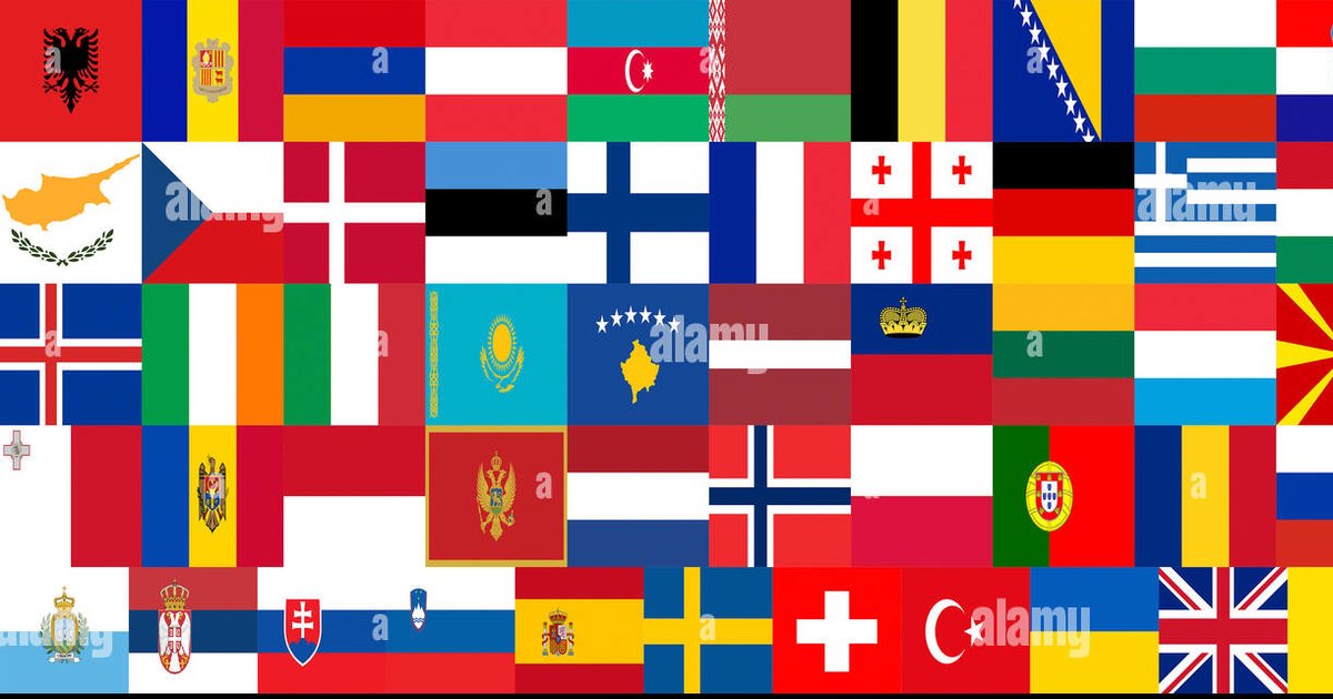European Countries by Flags Quiz - By yanderson