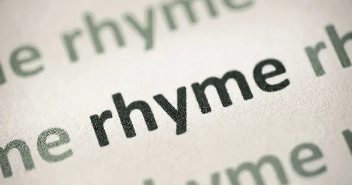 Rhyme Map Blitz I Quiz - By JackDots