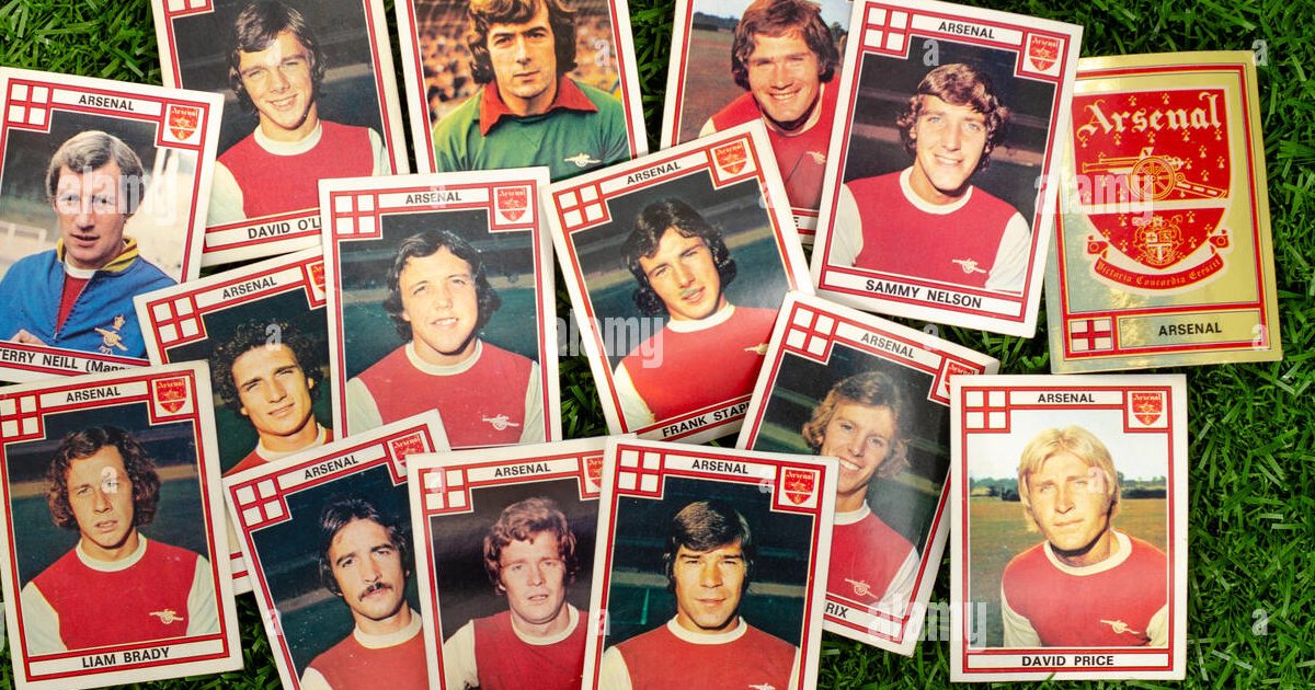 Retro Football Stickers - Arsenal FC Quiz - By sideshowsteve