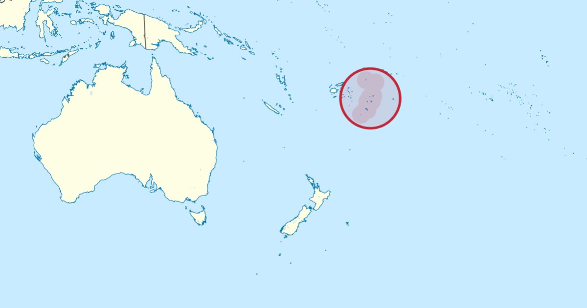 Countries of Oceania on a map Map Quiz - By juliusborg