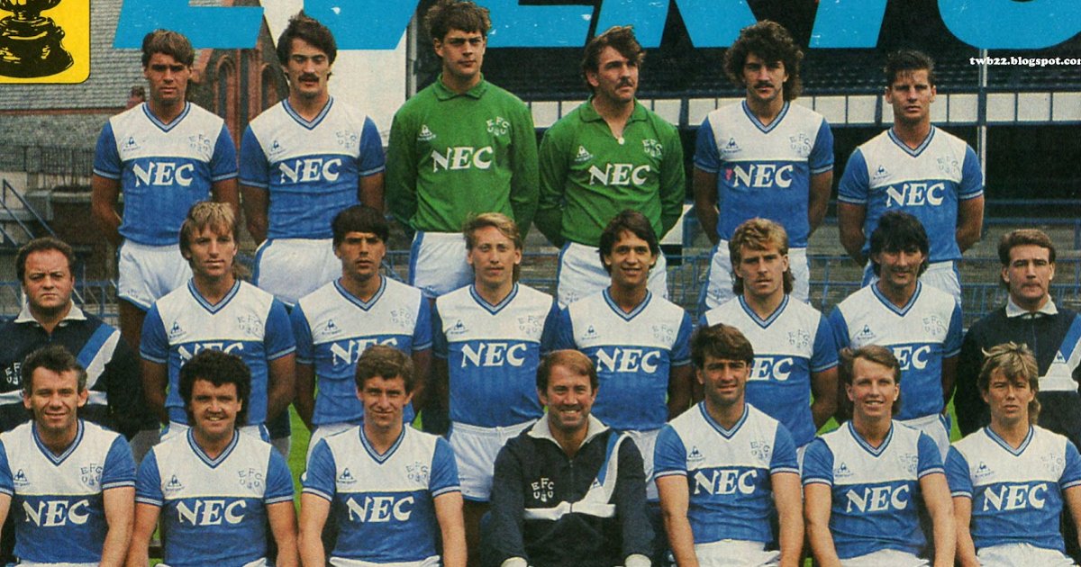 Retro Football Stickers - Everton FC Quiz - By sideshowsteve