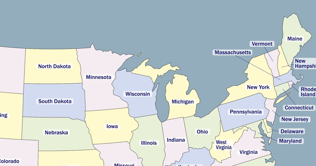 Reveal Map: Individual US States Quiz - By joeydeka