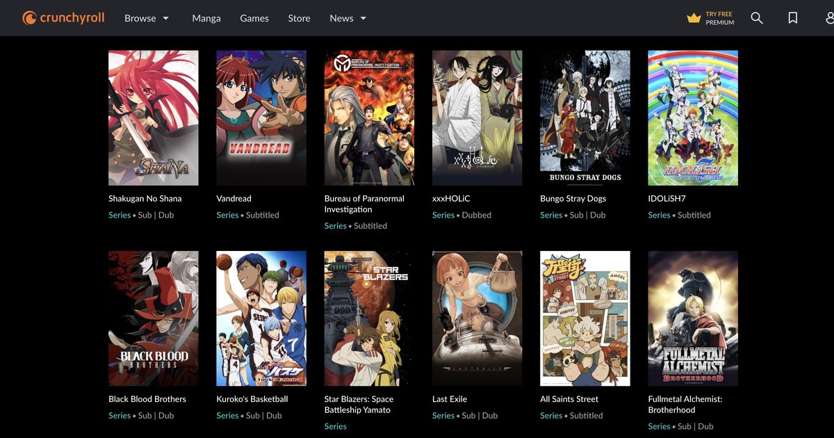 Anime Series by Crunchyroll Description Quiz - By MayorD