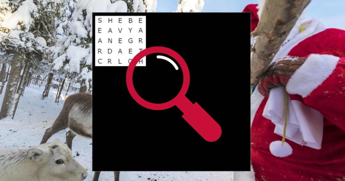 Search and Reveal: Santa's Reindeer Quiz - By GeoEarthling