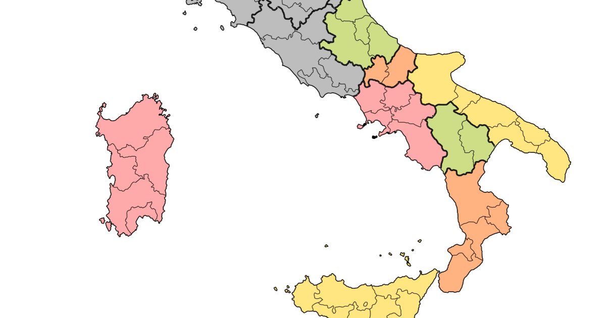 Provinces of Southern Italy (clickable map) Quiz - By larsmees