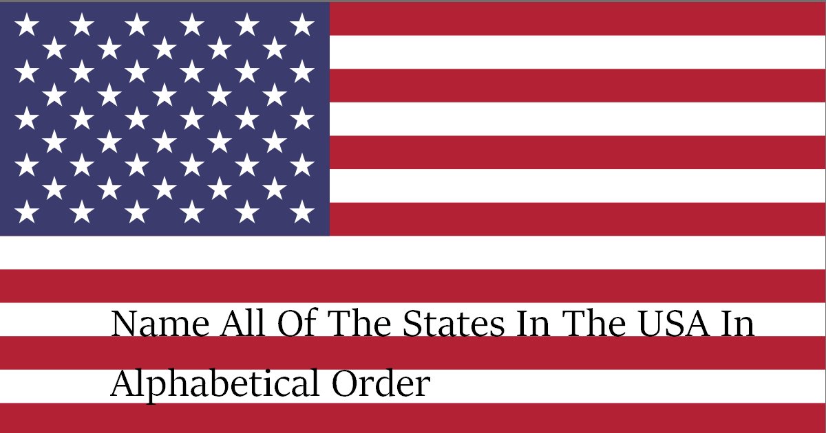 US States In Alphabetical Order Quiz - By niiskaaa