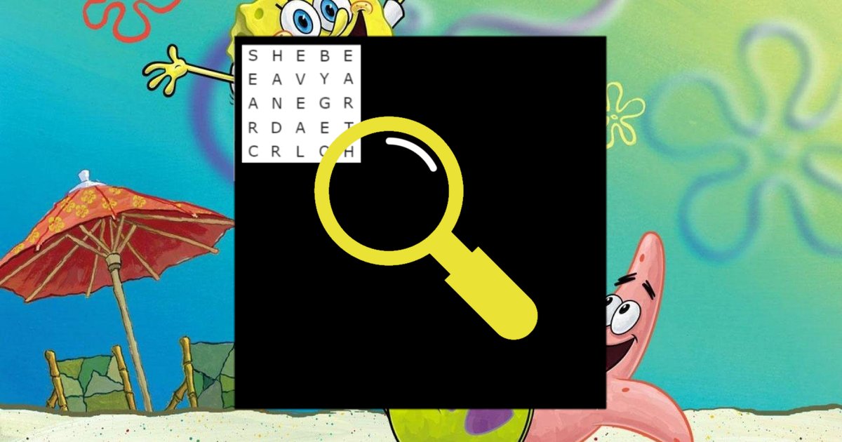 Search and Reveal: SpongeBob Quiz - By GeoEarthling