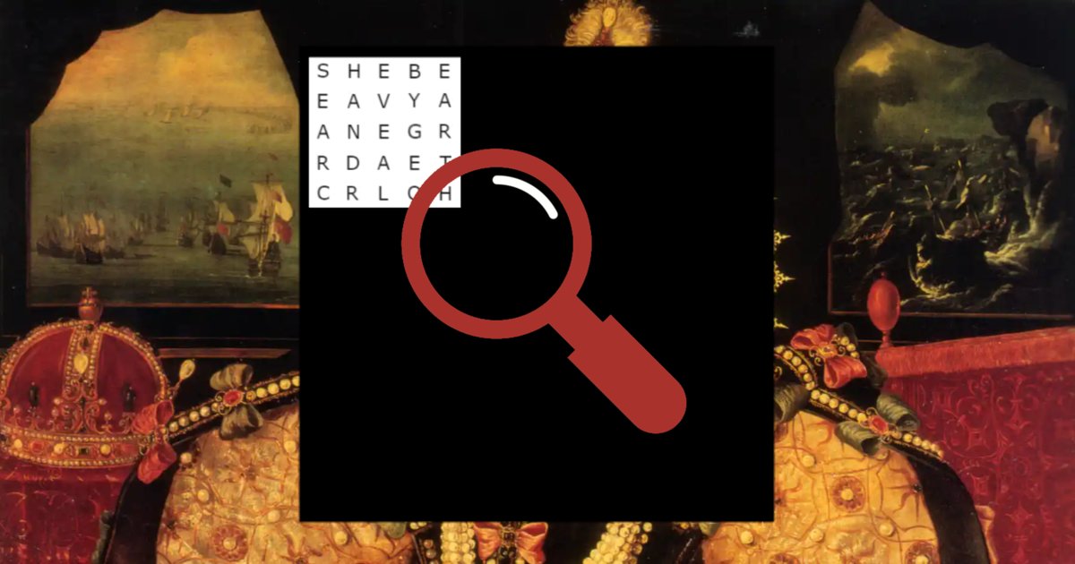 Search and Reveal: English Monarchs Quiz - By GeoEarthling
