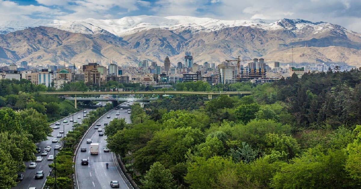 Iran map cities