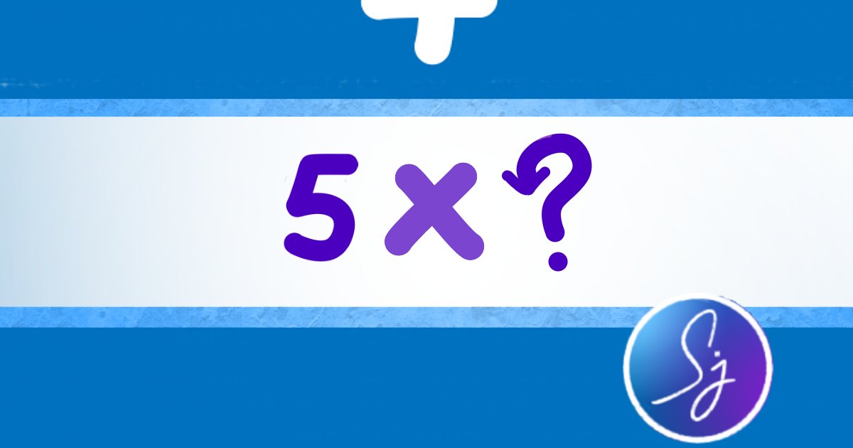 Minute Math Basic (Reverse Multiplication of 5) Quiz - By sean7jedidiah