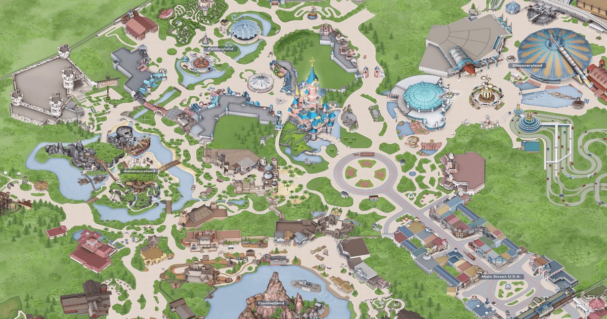 Disneyland Paris Map Quiz - By Snowstyx