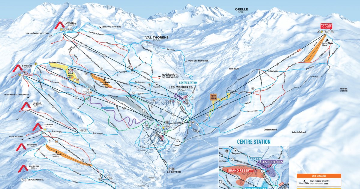 Which french ski resort is this map from ? Quiz - By rafaelmary91