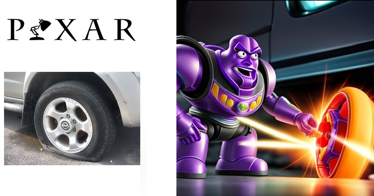 AI Pixar Fix a Wheel Quiz - By sufradley