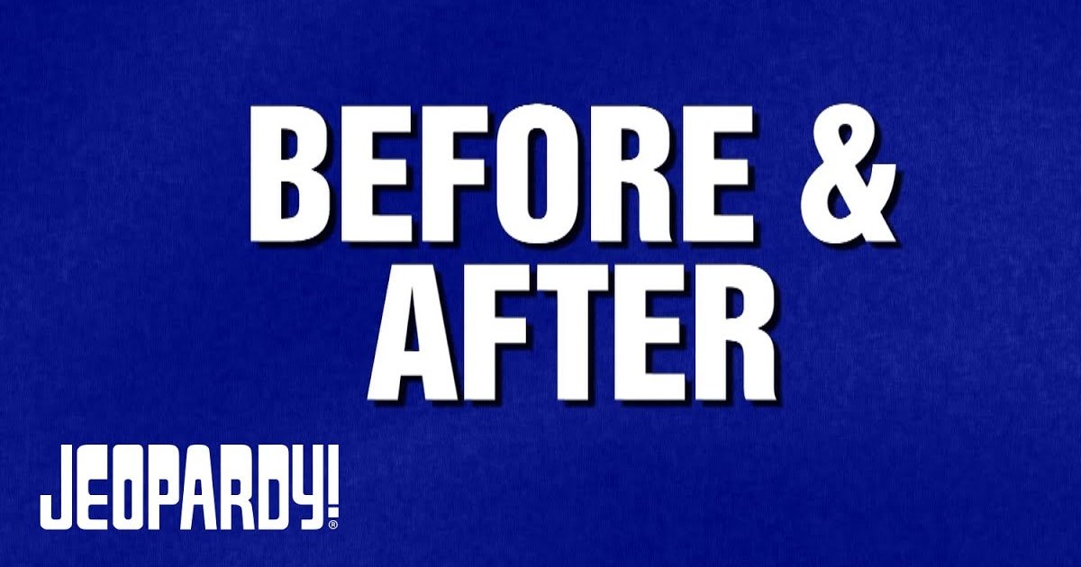 Before and After: Miscellaneous (Pt 1) Quiz - By quizgang