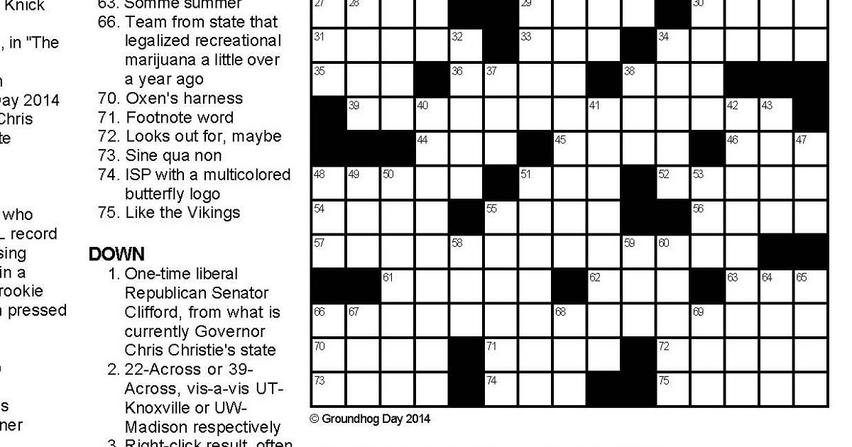 Miscellaneous Crossword Puzzle-77 Quiz - By kellkris