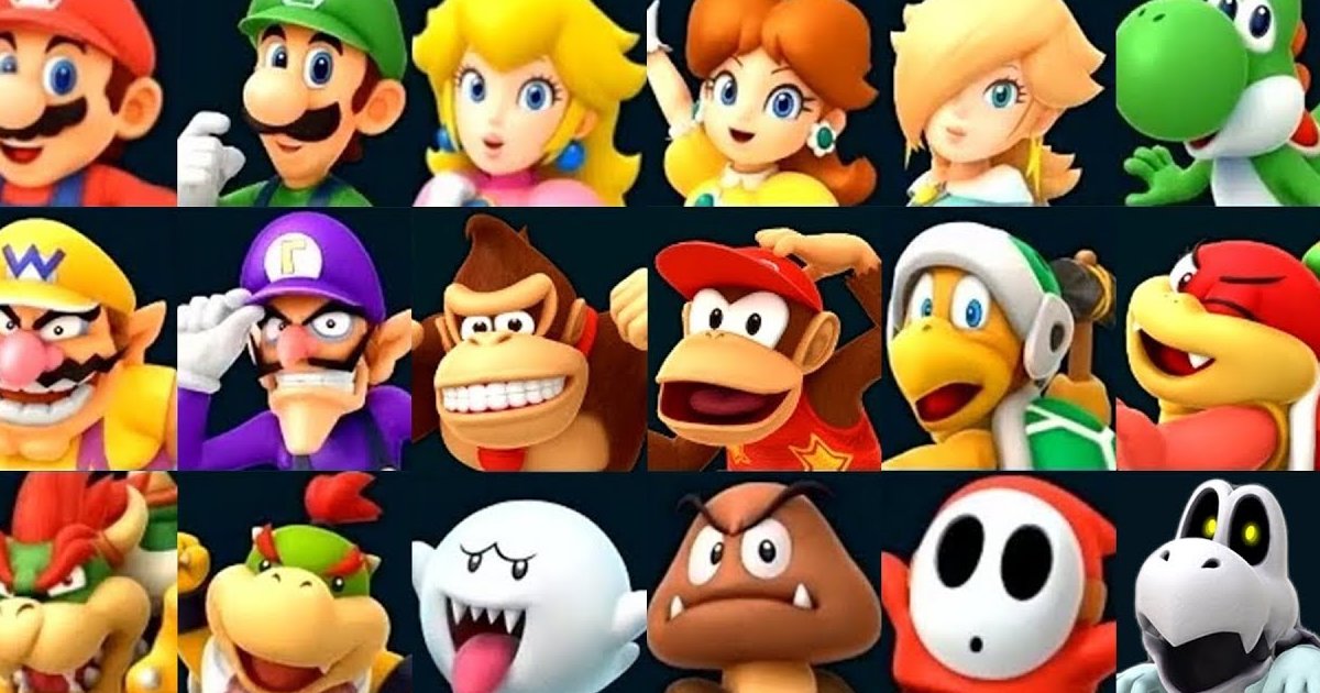 Every Playable Mario Character and Partner Quiz - By travigib000