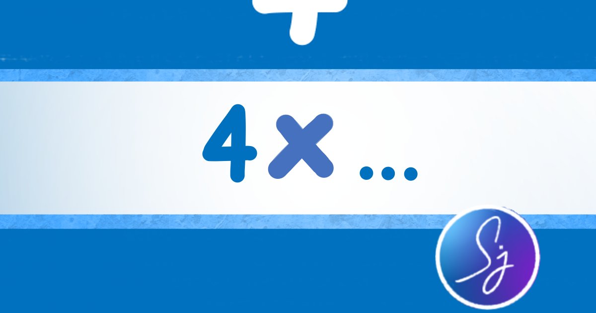 Minute Math Basic (Multiplication of 4 against 1-10) Quiz - By ...