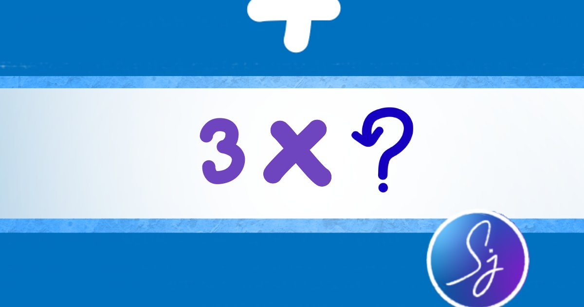 Minute Math Basic (Reverse Multiplication of 3) Quiz - By sean7jedidiah