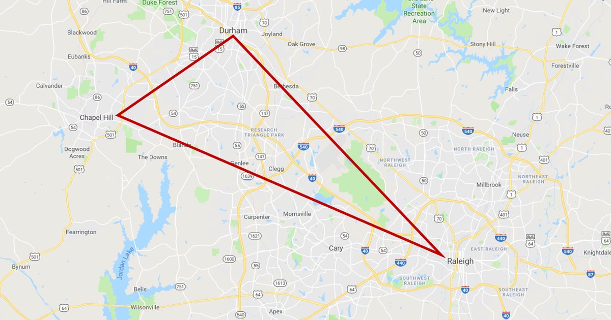 'Inside the Triangle' City Challenge Quiz - By Acntx