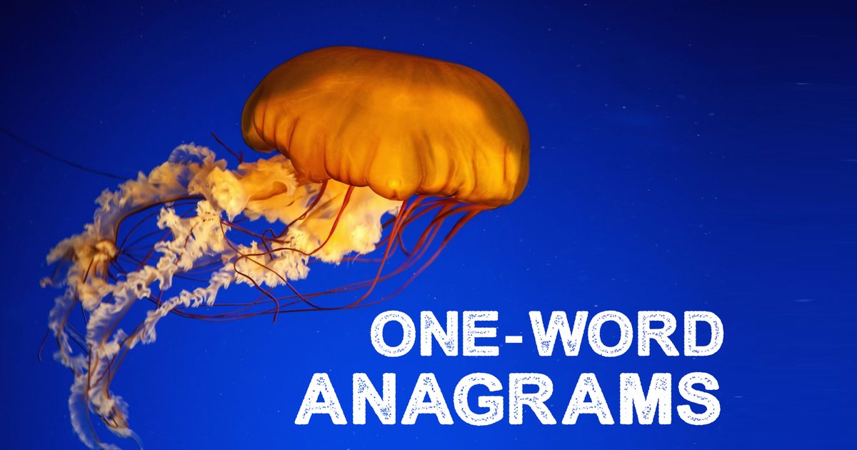 One-Word Anagrams Quiz - By MisterYogurt