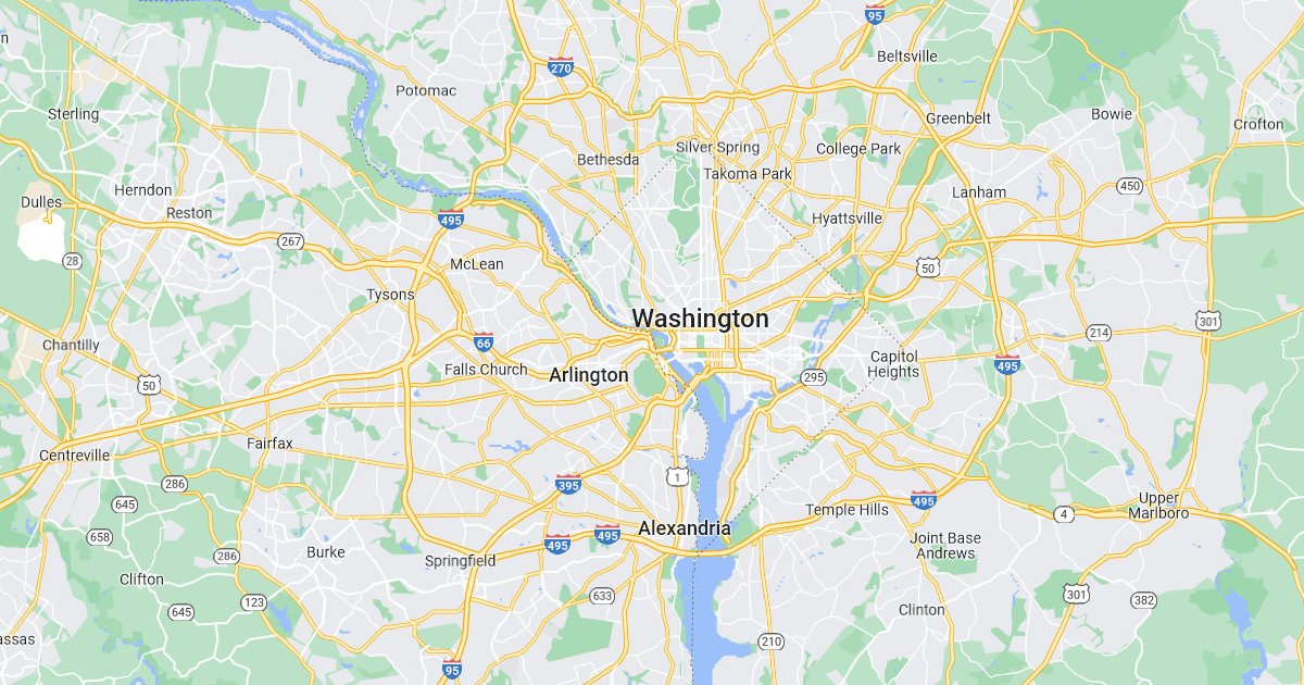 Mapsearch: Washington DC Quiz - By gamesmaster