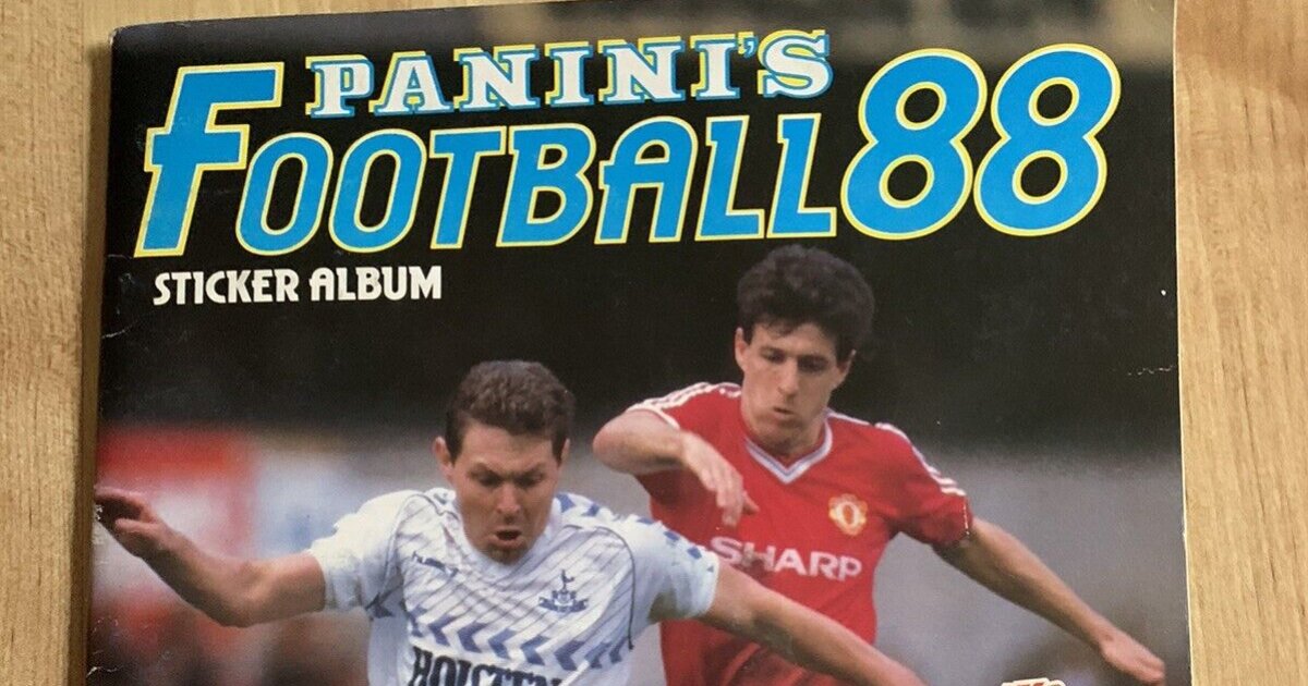 Retro Football Stickers - UK Football 1988 Quiz - By sideshowsteve