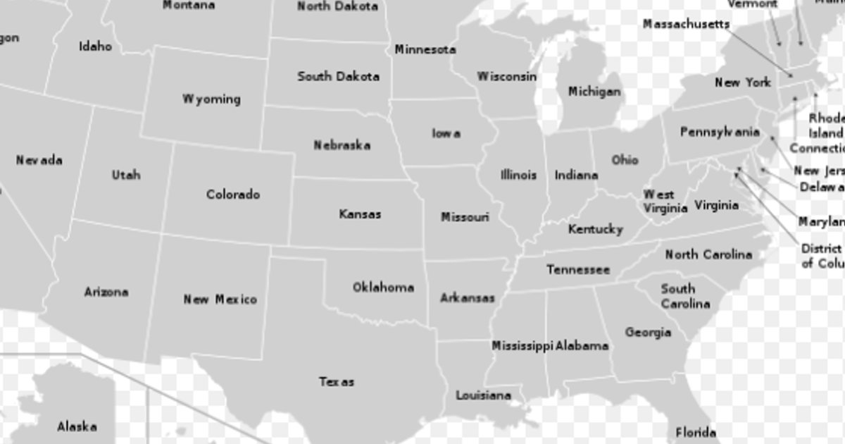 Largest US States Quiz - By DamienWhiteGuy