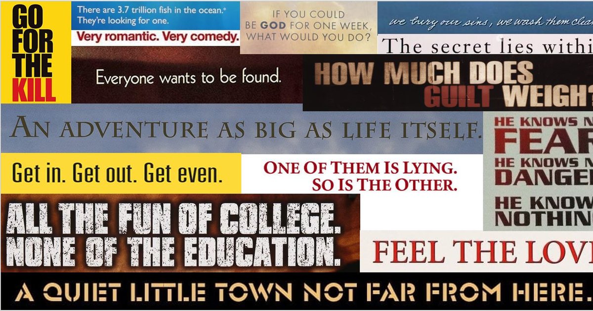 Taglines in 2003 movie posters Quiz - By mucciniale