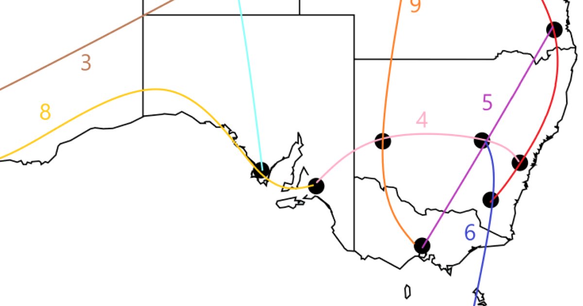 Australian Metro Lines Map Quiz - By GFKisthebest