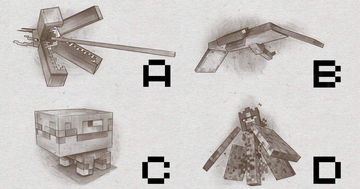 Minecraft Mob Vote Mobs Quiz - By EnderLightSTM
