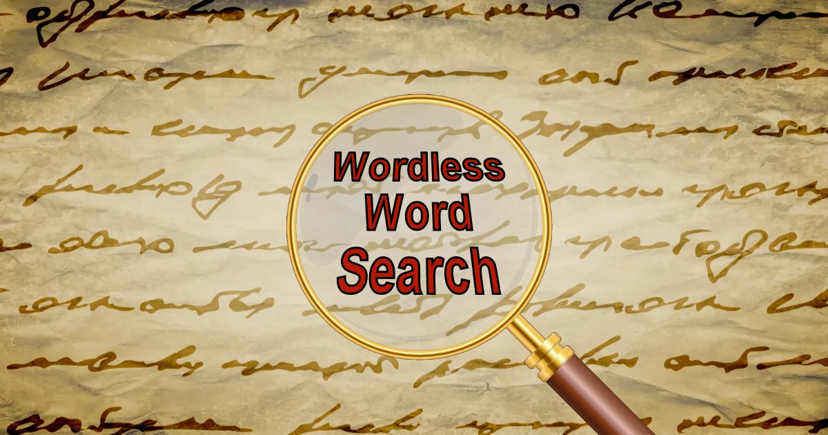 Wordless Word Search 1: Misc Quiz - By gameczar