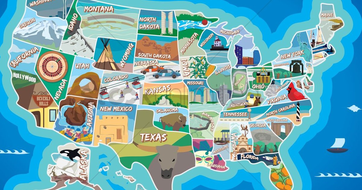 50 State Nickname Images Quiz - By CarsonSnorts