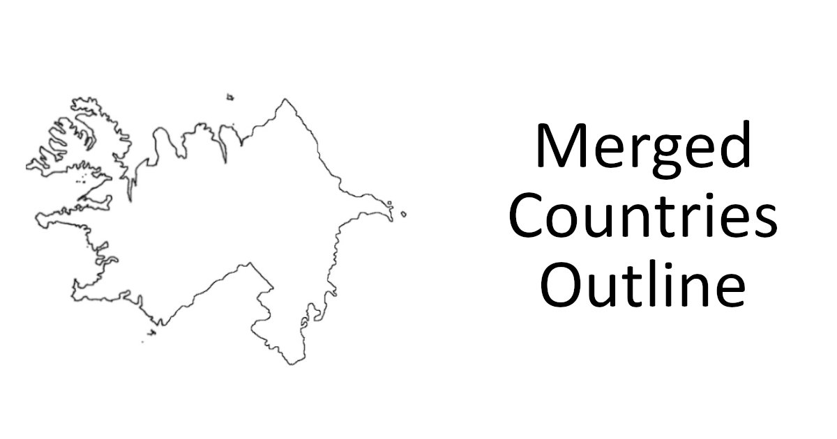 Merged countries outline Quiz - By folinigiuliano