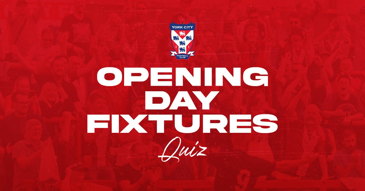 York City Opening Day Fixtures from 1995 to 2023 Quiz - By ryanbrookes06
