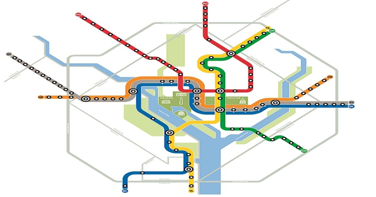 Washington D.C. Metro Stations (2023 edition) Map Quiz - By jakeky15