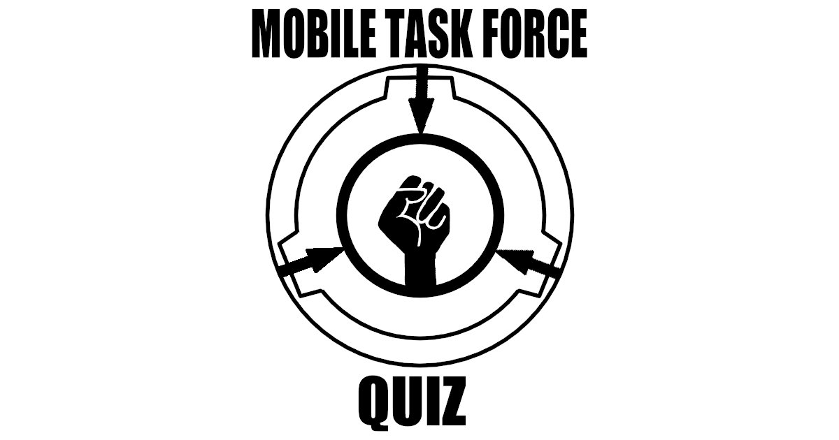 SCP Foundation MTF Quiz - By RizzTracer