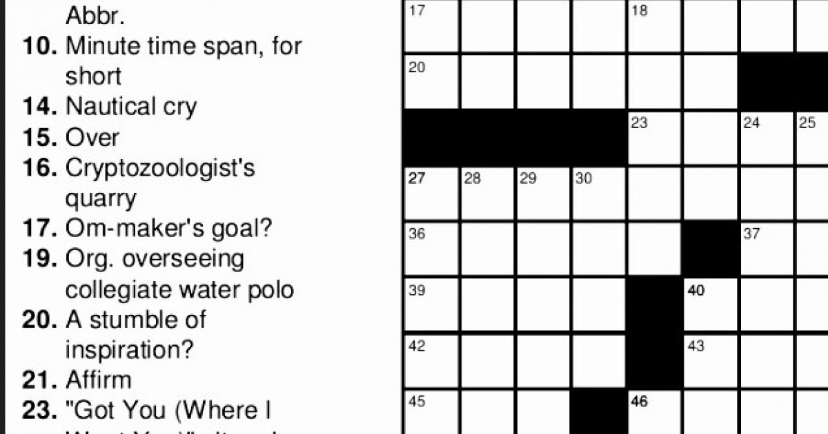 Miscellaneous Crossword Puzzle-95 Quiz - By kellkris