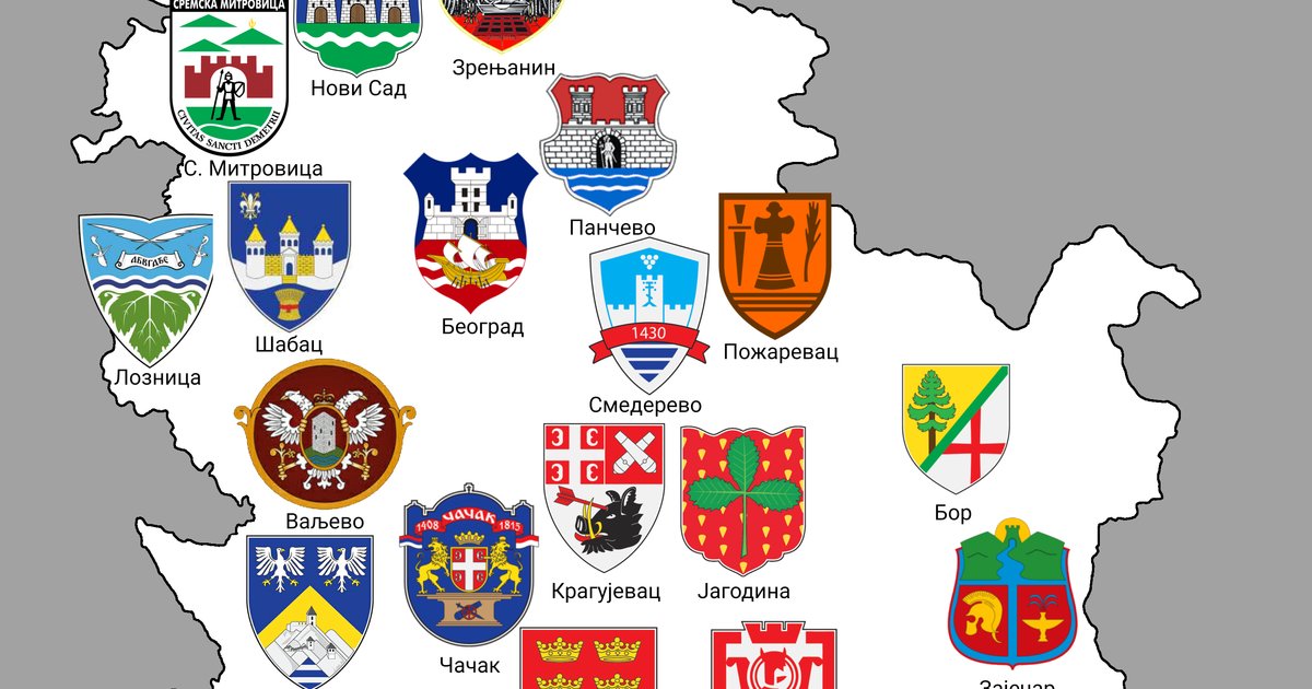 Grbovi gradova Srbije! Quiz - By MalusBlueLupus