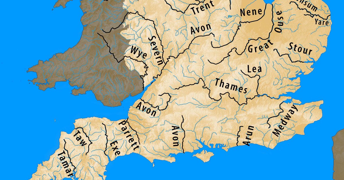 Location of UK Rivers (England and Wales) Quiz - By jcarricklawson