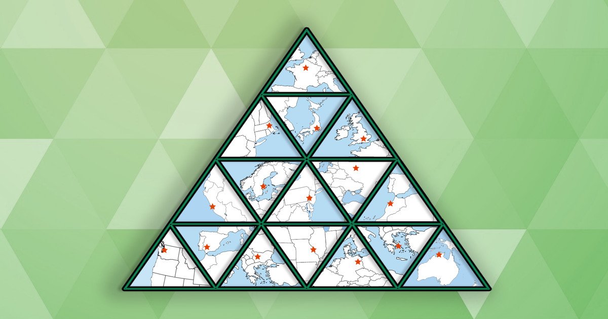 Trivia Triangles: City Terms Quiz