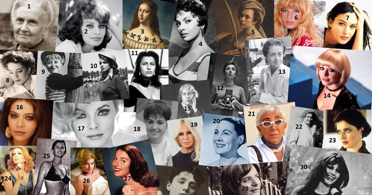 30 Famous Italian Women Quiz - By mucciniale