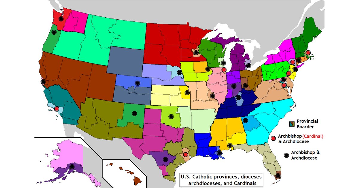 Latin Rite Dioceses in the United States Quiz - By tjdickinson