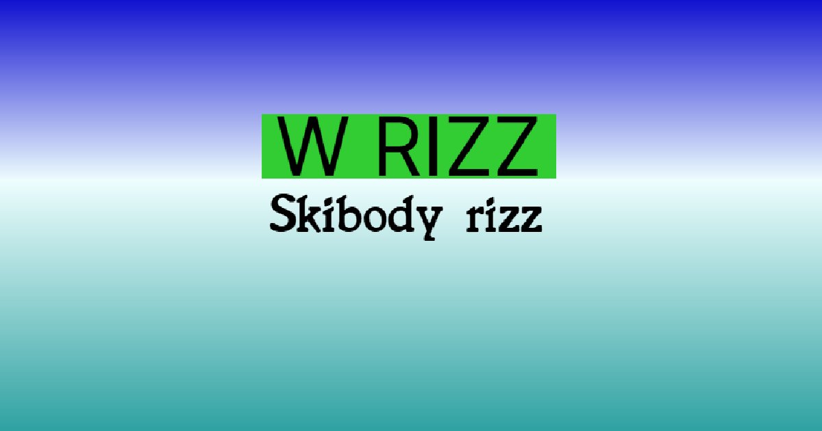 W gyatt skibidi rizz history Quiz - By minecraft586