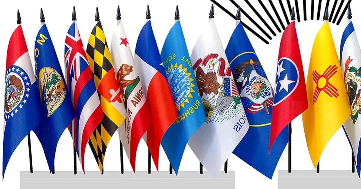 Languages on US Flags Quiz - By elroy