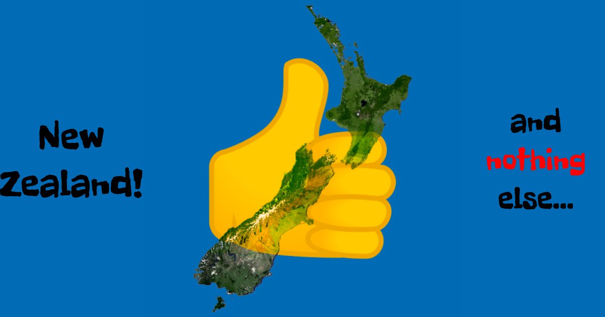 A Map WITH New Zealand! Map Quiz - By sparkblip